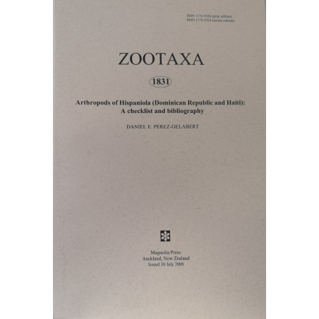 Zootaxa 1831 - HARD COPY